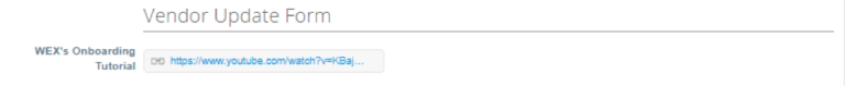 Filling out the Vendor Update Form - Coupa for Vendors