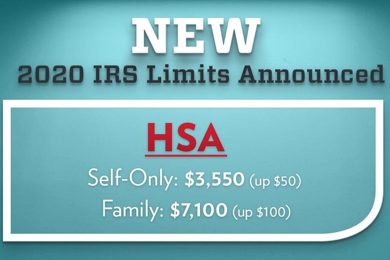 New: IRS Announces 2020 HSA Contribution Limits | WEX Inc.