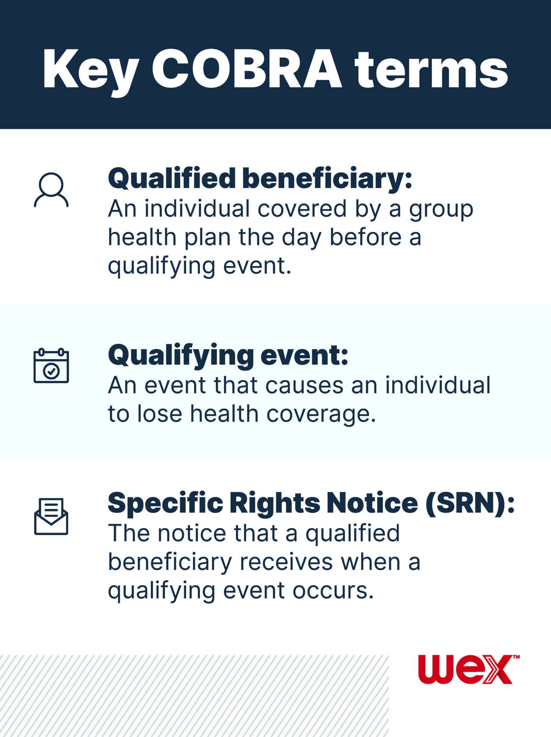 What happens to employee benefits plans when you elect COBRA? | WEX Inc.