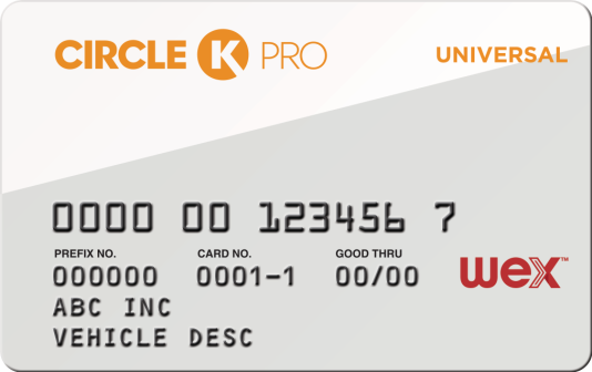 Circle K Universal Card | WEX Inc.